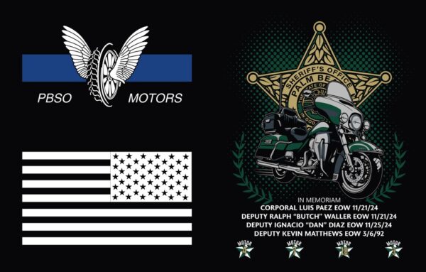 PBSO Motormen Memorial Shirts – Palm Beach County PBA